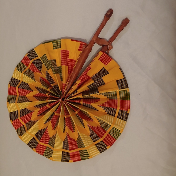 Other | Brand New African Print Fan | Poshmark